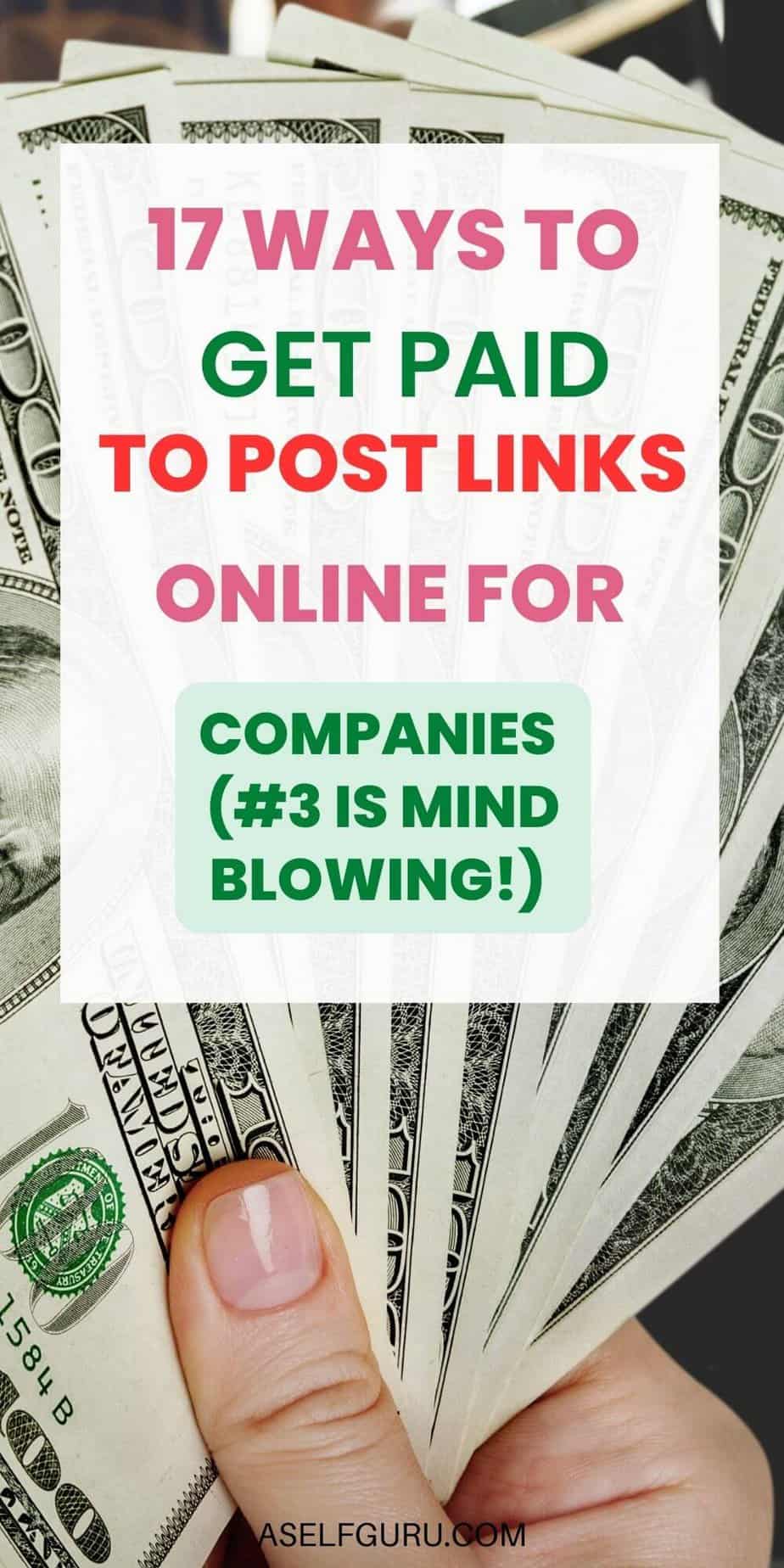 17 Top Companies That Pay You to Post Links Online...