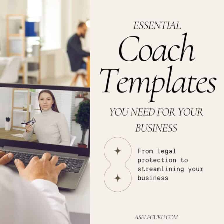 Essential Coach Templates to Help You Reach Your Goals...