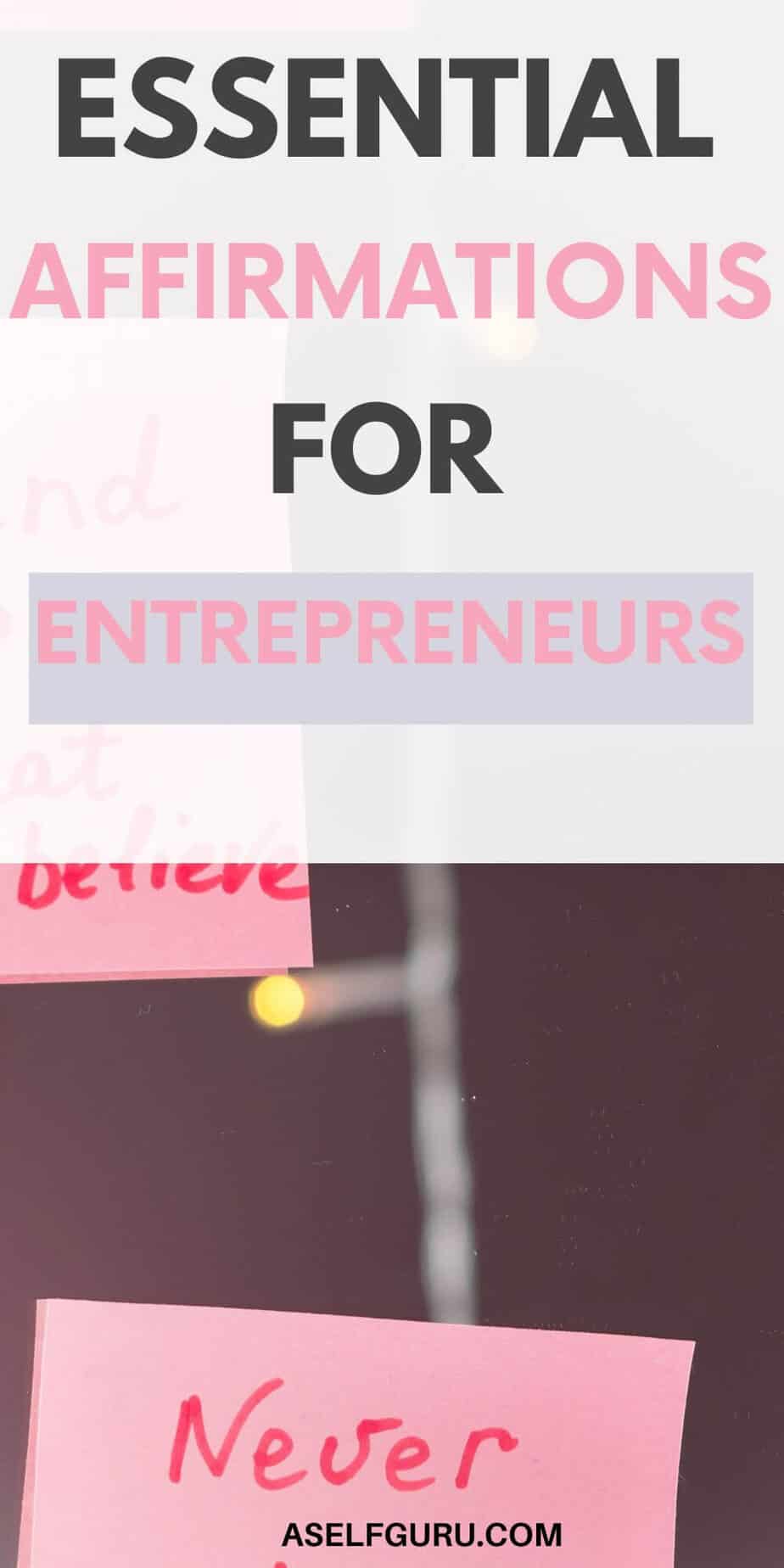 70 Affirmations for Entrepreneurs to Empower Success...