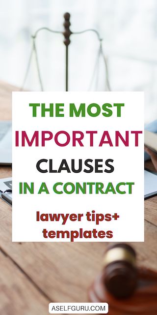 11 Key Contract Clauses for Business (Lawyer Tips)...
