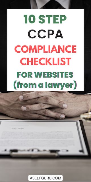 Lawyer's CCPA Compliance Checklist for Small...