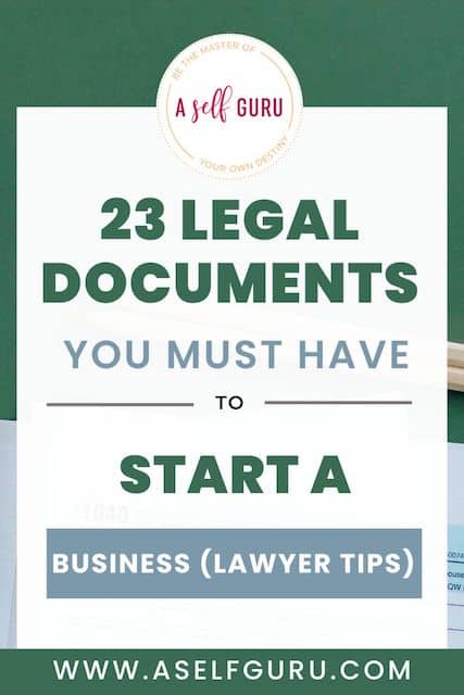 23 Top Legal Documents Needed to Start a Business...