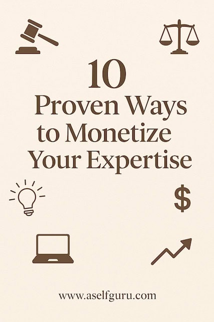 How to Monetize Your Expertise (10 Proven Ways)...